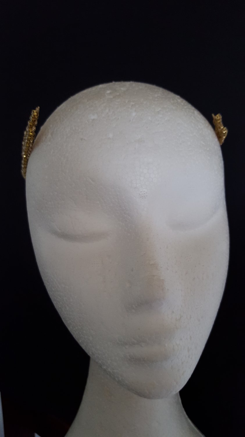 Crown, Roman Tiara, Fascinator, Greek Goddess Headband, Bridal Tiara