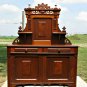 Antique Jacques & Hay Victorian Walnut Buffet Sideboard