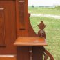 Antique Jacques & Hay Victorian Walnut Buffet Sideboard