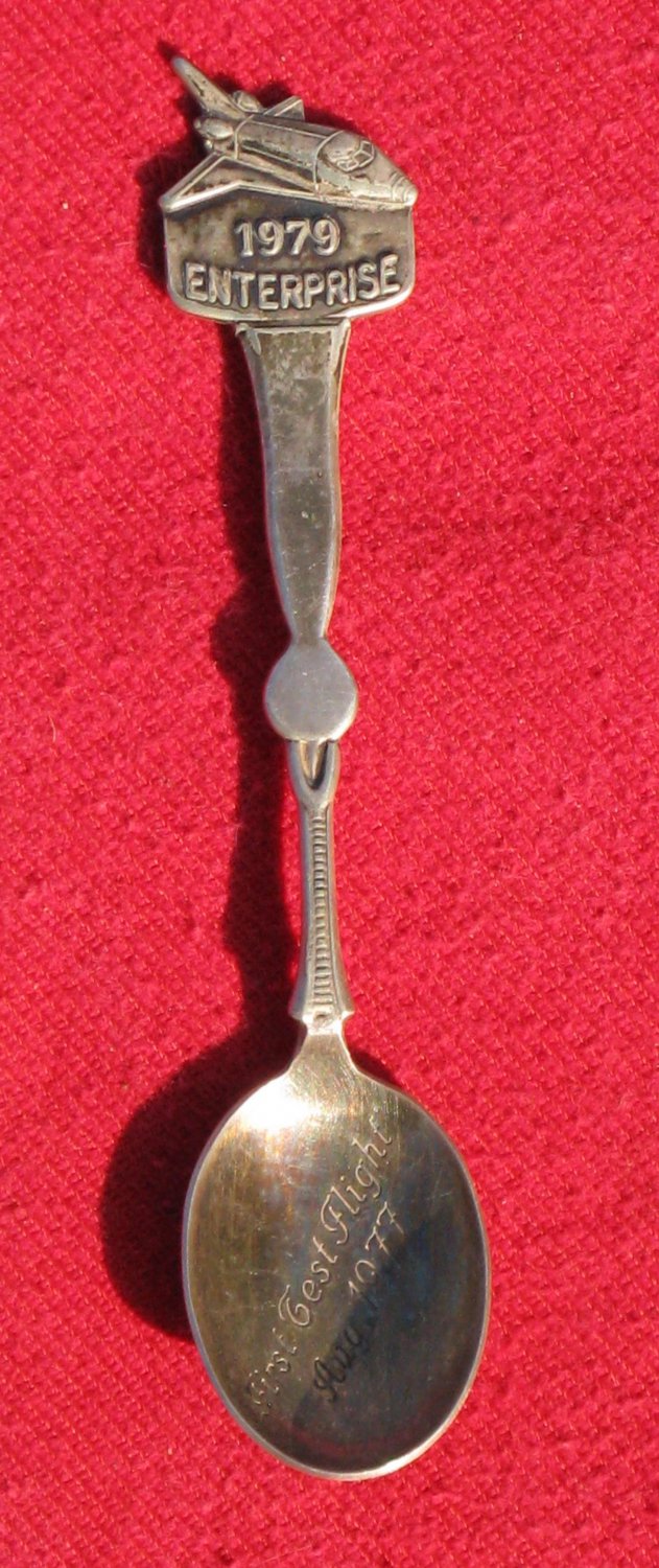 1979 Space Shuttle Enterprise-NASA- First Flight Collector Spoon- B EPNS
