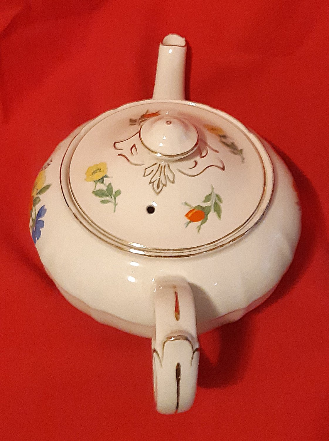 Vintage Alfred Meakin Floral Tea Pot-Made in England