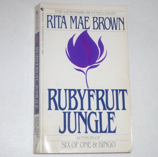 Rubyfruit Jungle by RITA MAE BROWN 1988 Lesbian Fiction