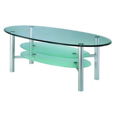 Modern 3 Tier Glass Coffee Table