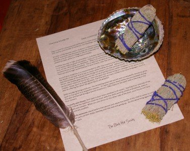 Wiccan Smudge Kit Smudging Witchcraft Cleansing Spell