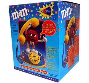 M&M VOICE ACTIVATED PHONE