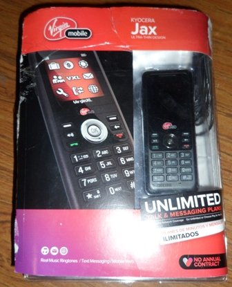 Kyocera JAX Prepaid Phone (Virgin Mobile) - 60% OFF