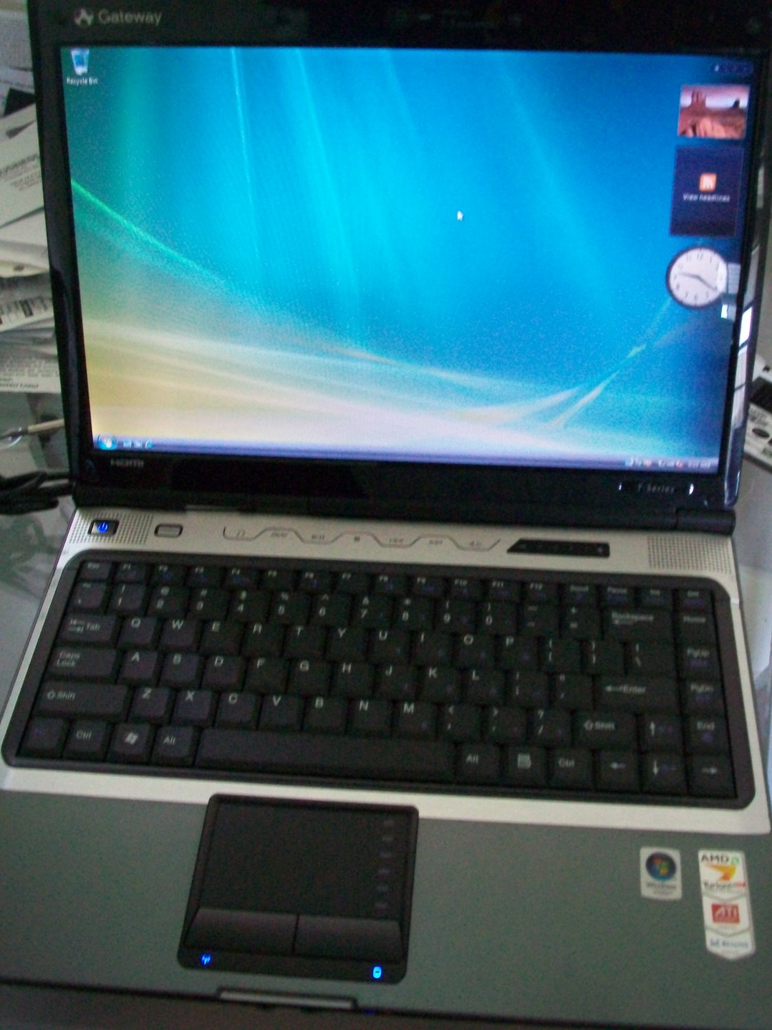 Gateway W350a T-Series T-1625 Notebook, 160GB HD, 1.8Gz AMD Turion 64 ...