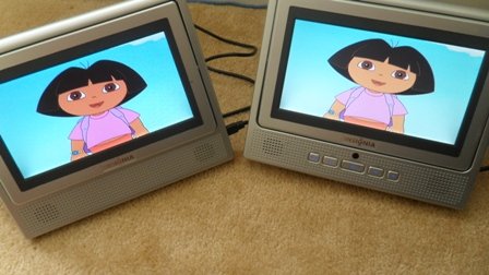 Insignia 9" Dual Screen Portable DVD Player NS-9DPDVD