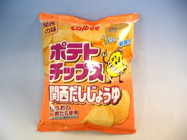 Calbee Potato Chip Kansai Dashi Shoyu Kombu Stock Snack