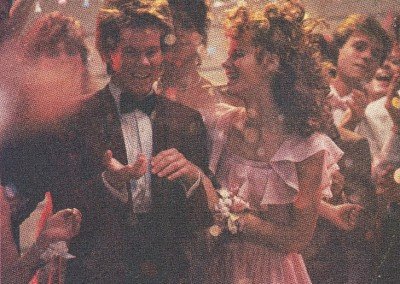 KEVIN BACON,LORI SINGER,FOOTLOOSE,1984,MOVIE PHOTO 2170