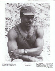 "CARL WEATHERS:PREDATOR"1987 PORTRAIT MOVIE PHOTO L2382