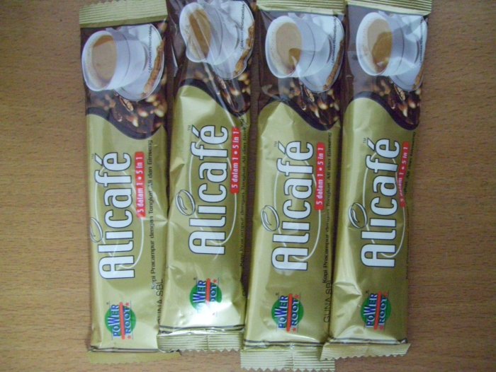 Alicafe 5 in 1 20g Premix Coffee Drink with Tongkat Ali 50 sachets