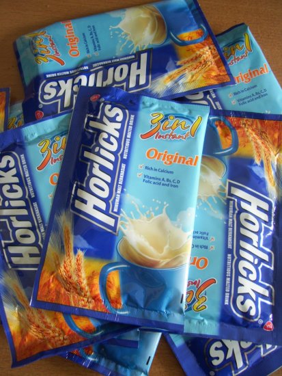 Horlick Instant 3 in 1 Hot Malt Energy drink 50 sachets