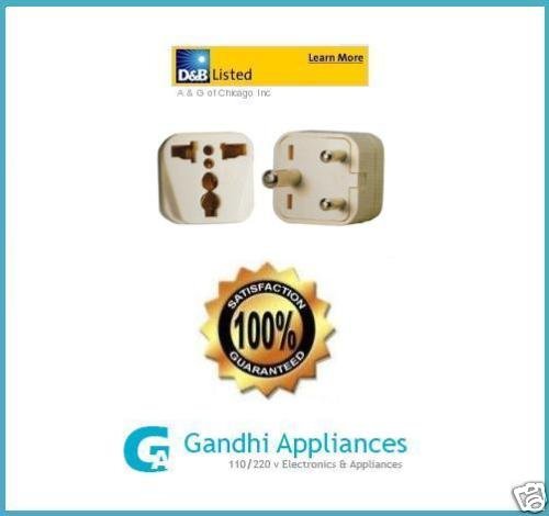 Universal Travel Plug Adapter INDIA GHANA MALDIVES SAFE
