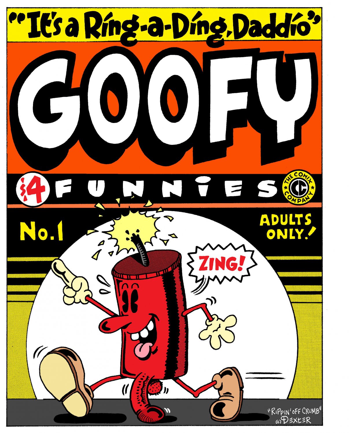 GOOFY FUNNIES #1 - Dexter Cockburn Underground Comix
