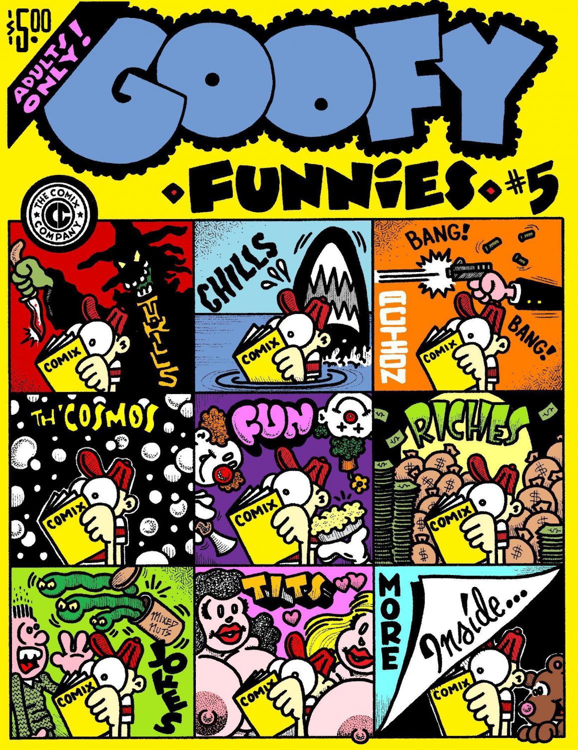 GOOFY FUNNIES #5 - Dexter Cockburn Underground Comix