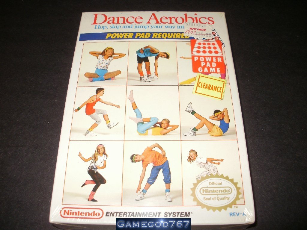 Dance Aerobics - Nintendo NES - Brand New Factory Sealed H Seam