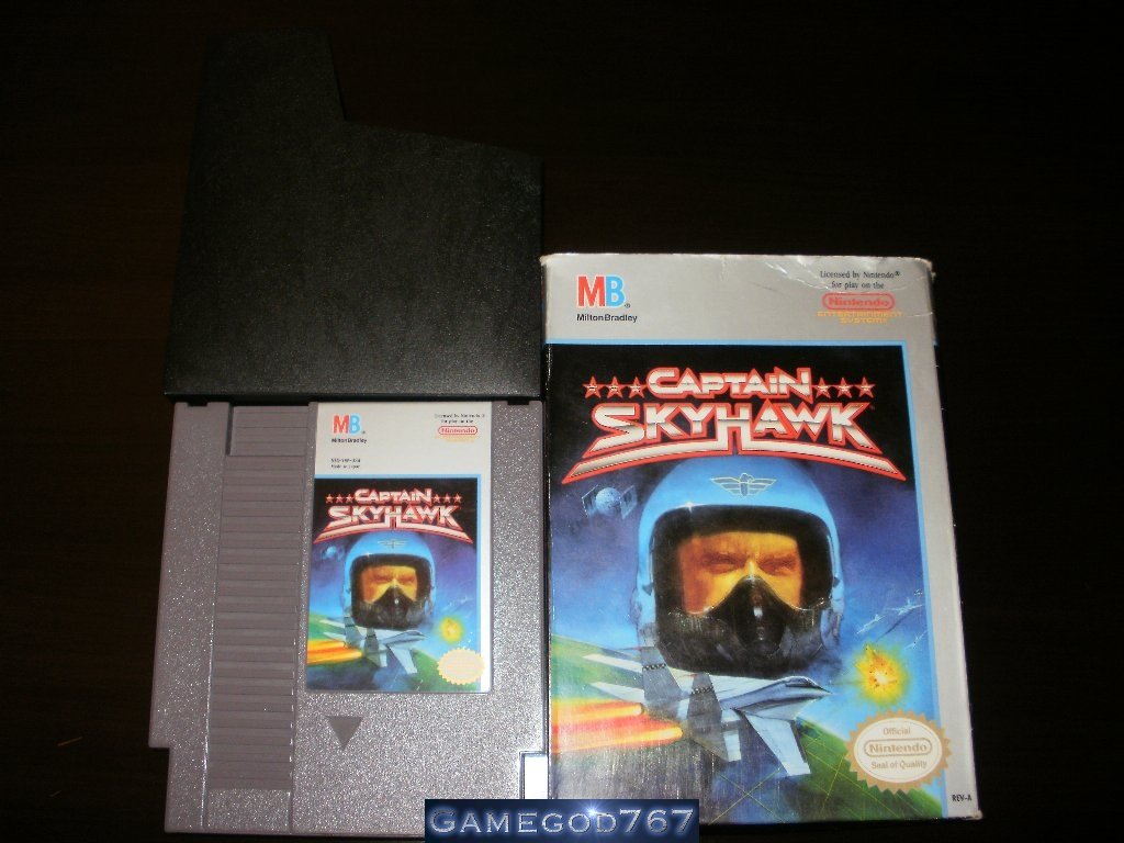 Captain Skyhawk - Nintendo NES - With Box and Cartridge Sleeve