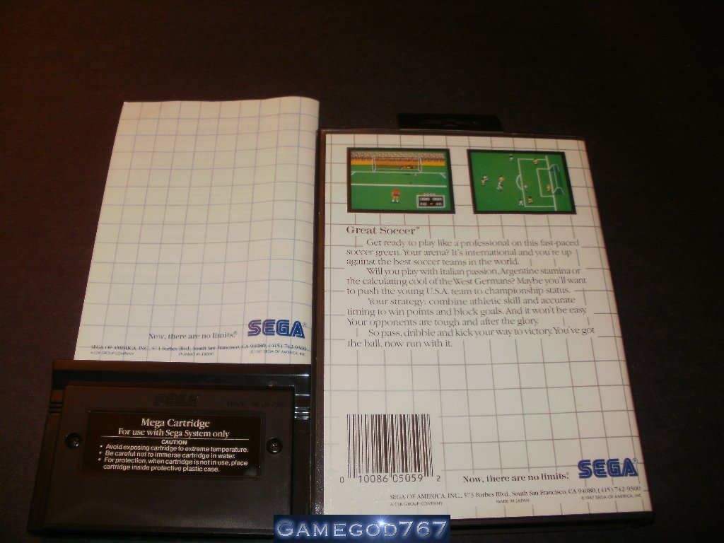 Great Soccer - Sega Master System - Complete CIB