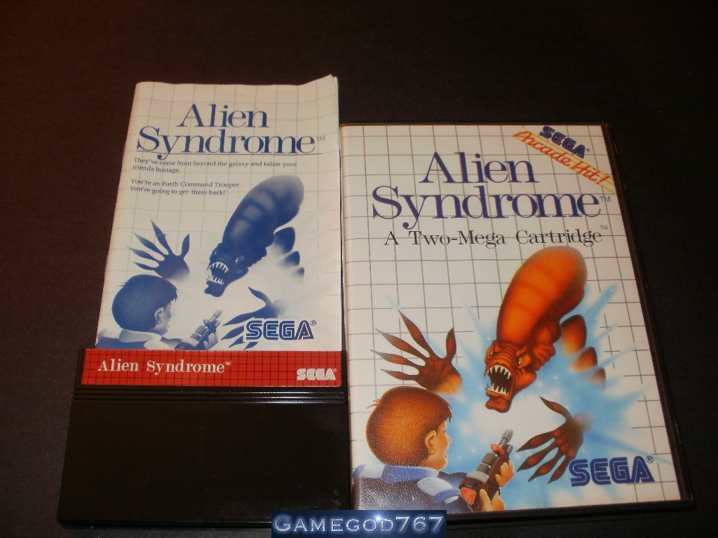 Alien Syndrome - Sega Master System - Complete CIB