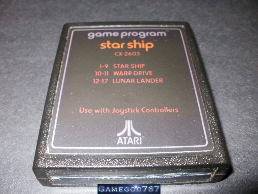 Star Ship - Atari 2600 - 1978 Text Label Version