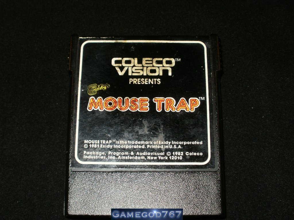 Mouse Trap - Colecovision - With Overlay
