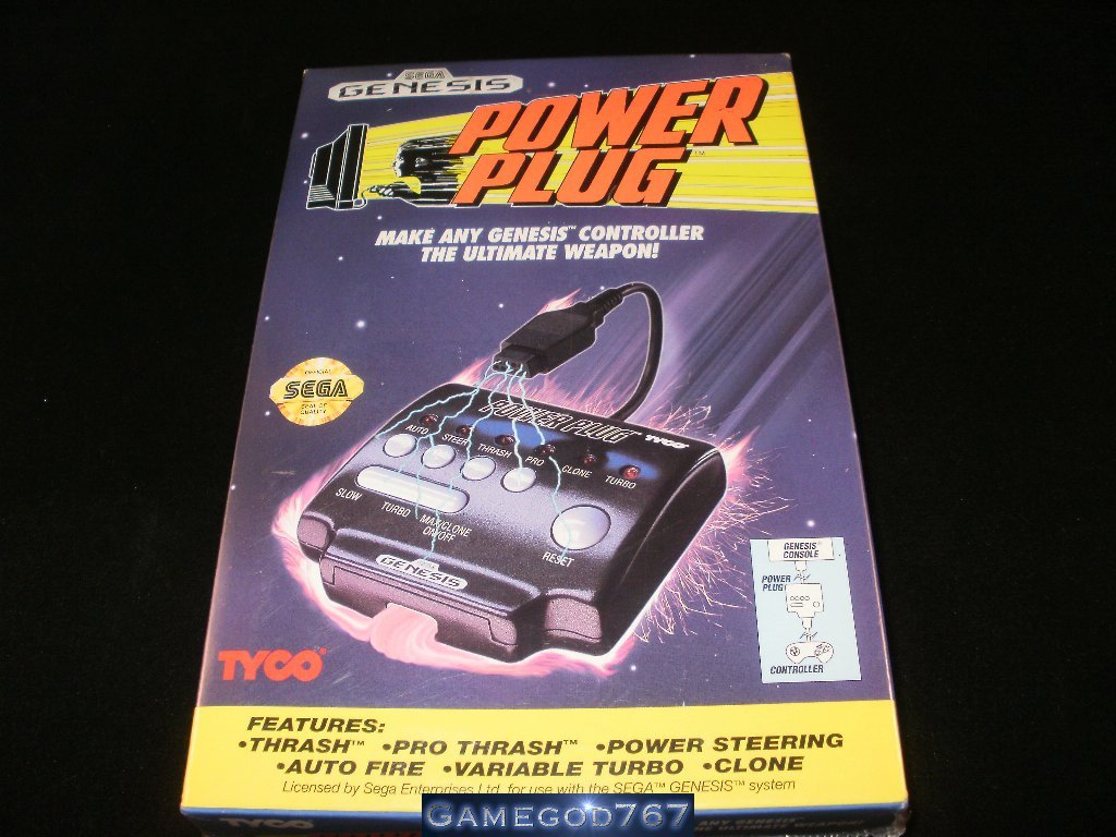 Tyco Power Plug - Sega Genesis - Brand New, Never Used