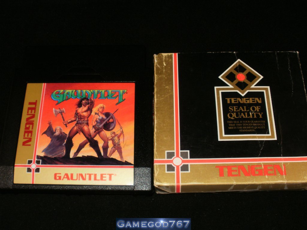 Gauntlet - Nintendo NES - With Tengen Cartridge Sleeve