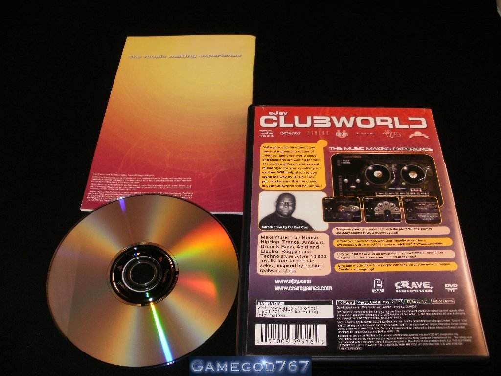 Ejay Clubworld - Sony PS2 - Complete CIB