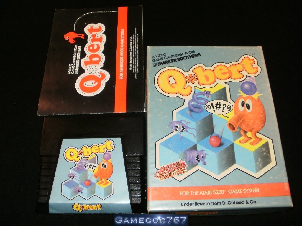 Q*bert - Atari 5200 - Complete CIB