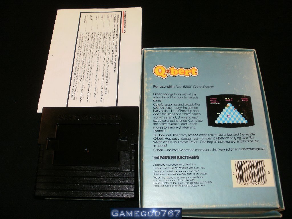 Q*bert - Atari 5200 - Complete CIB