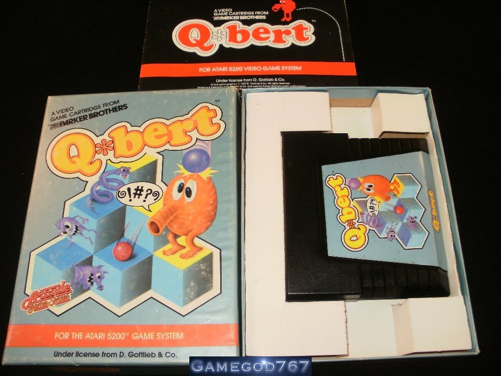 Q*bert - Atari 5200 - Complete CIB