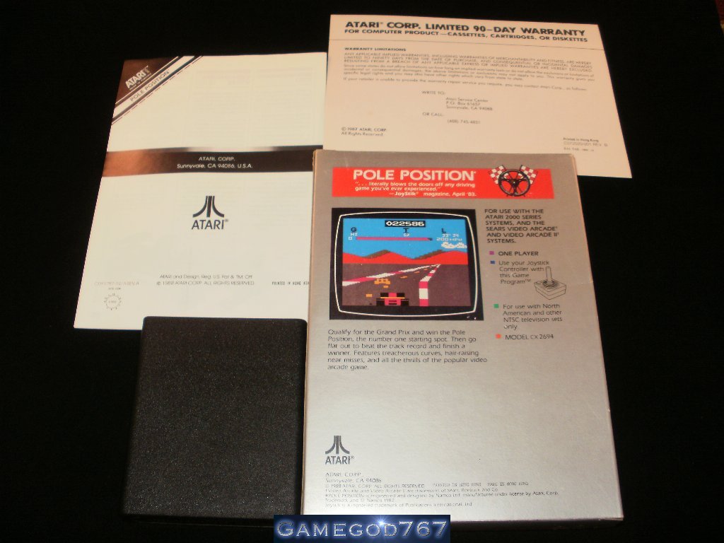 Pole Position - Atari 2600 - Complete CIB