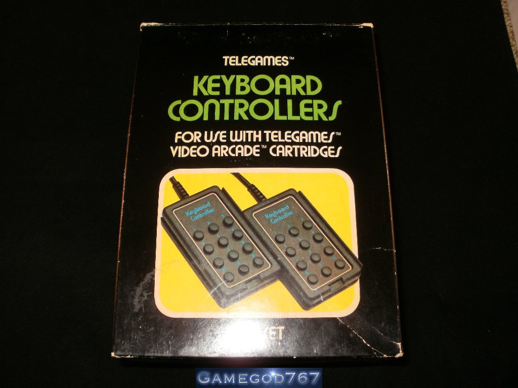 Telegames Keyboard Controllers - Atari 2600 - With Box