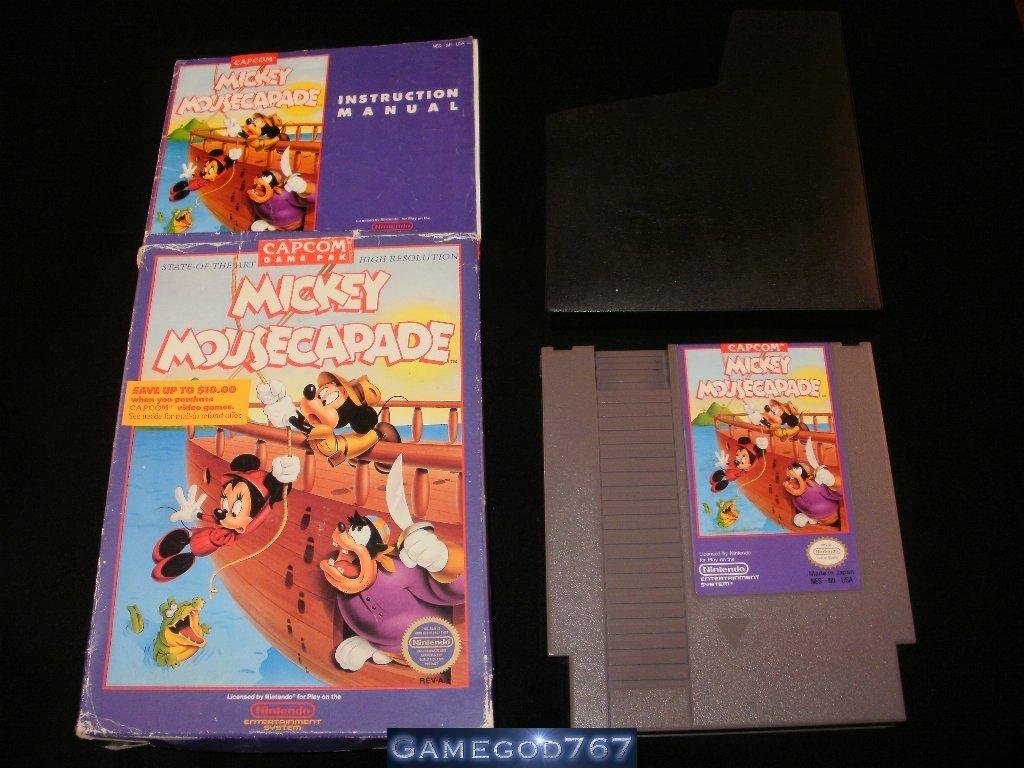 Mickey Mousecapade - Nintendo NES - Complete CIB