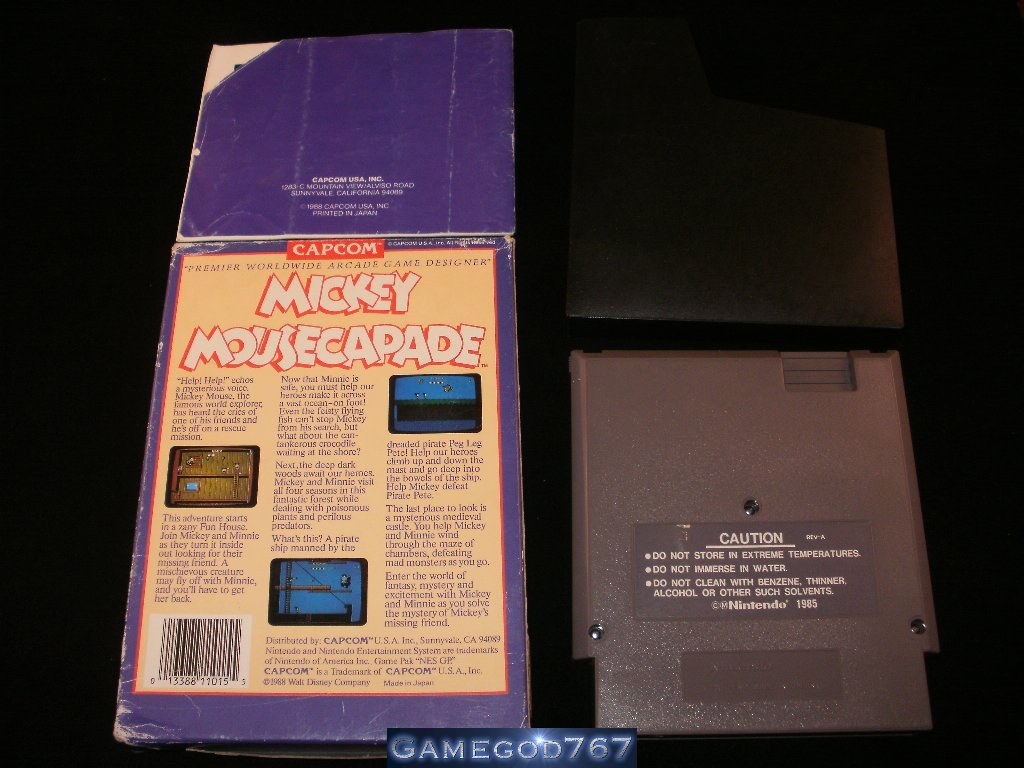 Mickey Mousecapade - Nintendo NES - Complete CIB