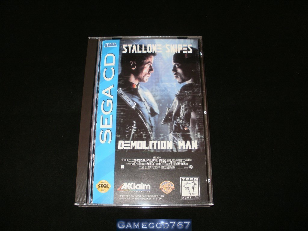 Demolition Man - Sega CD - Complete CIB - Rare