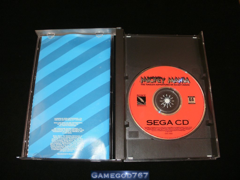 Mickey Mania - Sega CD - Complete CIB