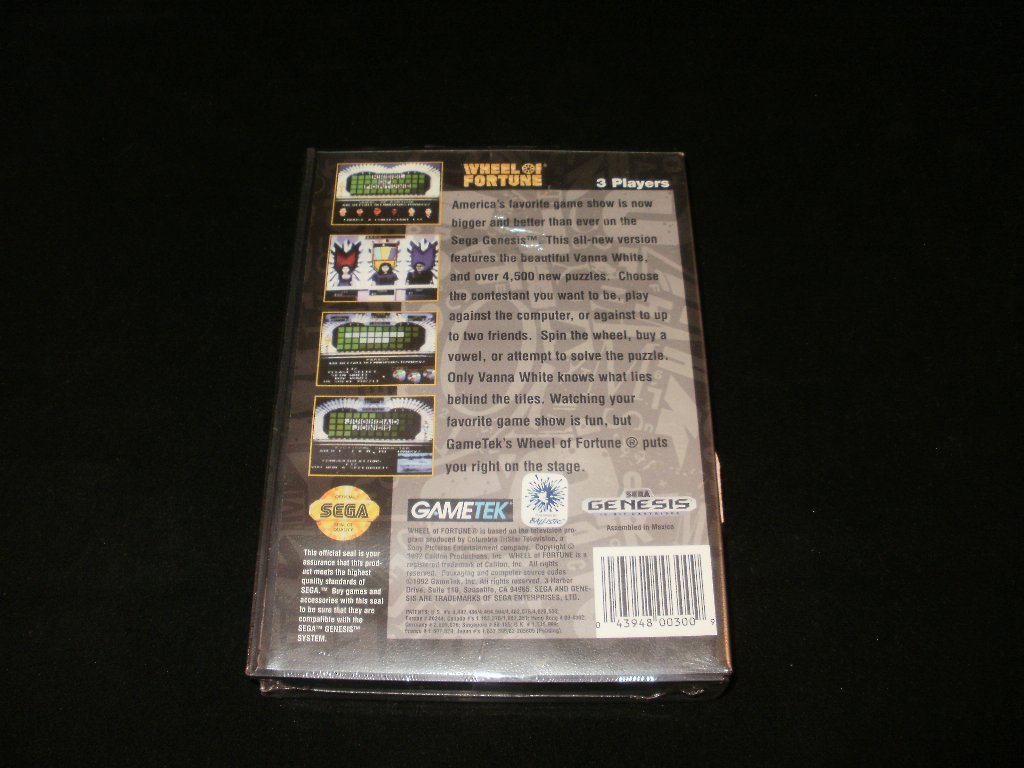 Wheel of Fortune - Sega Genesis - Brand New Factory Sealed - Original ...