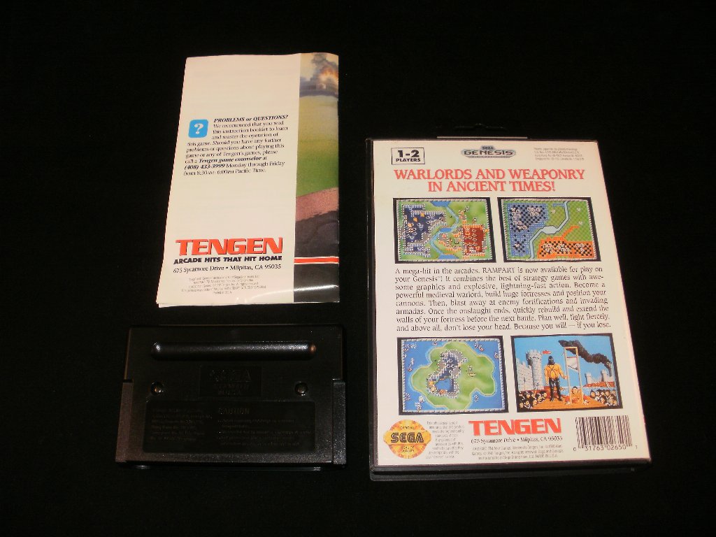 Rampart - Sega Genesis - Complete CIB