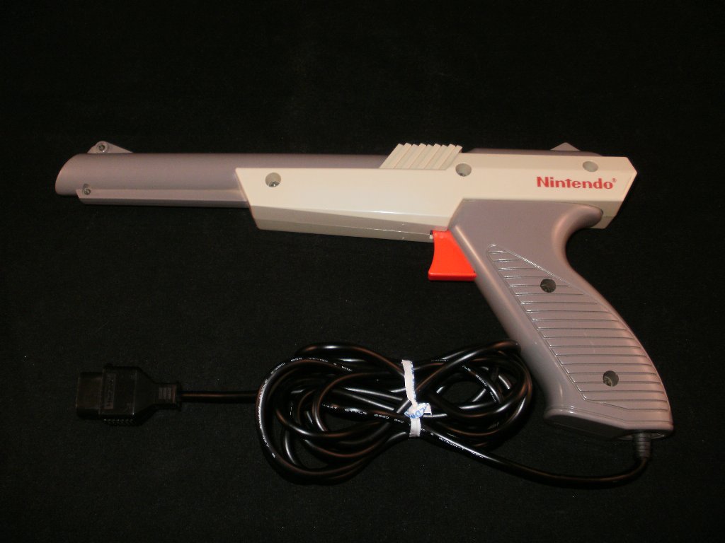 Nintendo Zapper Light Gun - Nintendo NES - Original Gray