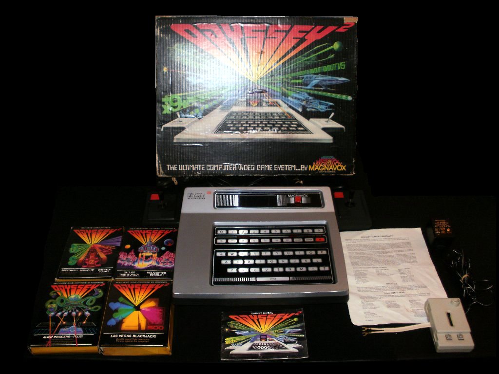 Refurbished Odyssey 2 System - Complete CIB - With 4 Complete Games