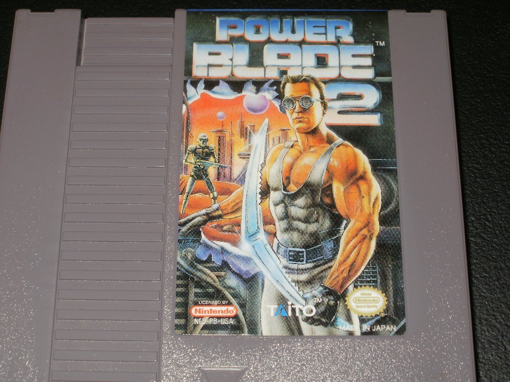 Power Blade 2 - Nintendo NES - With Cartridge Sleeve - Extremely Rare