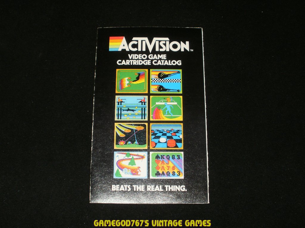 Activision Game Catalog - Atari 2600 - 1981 Version