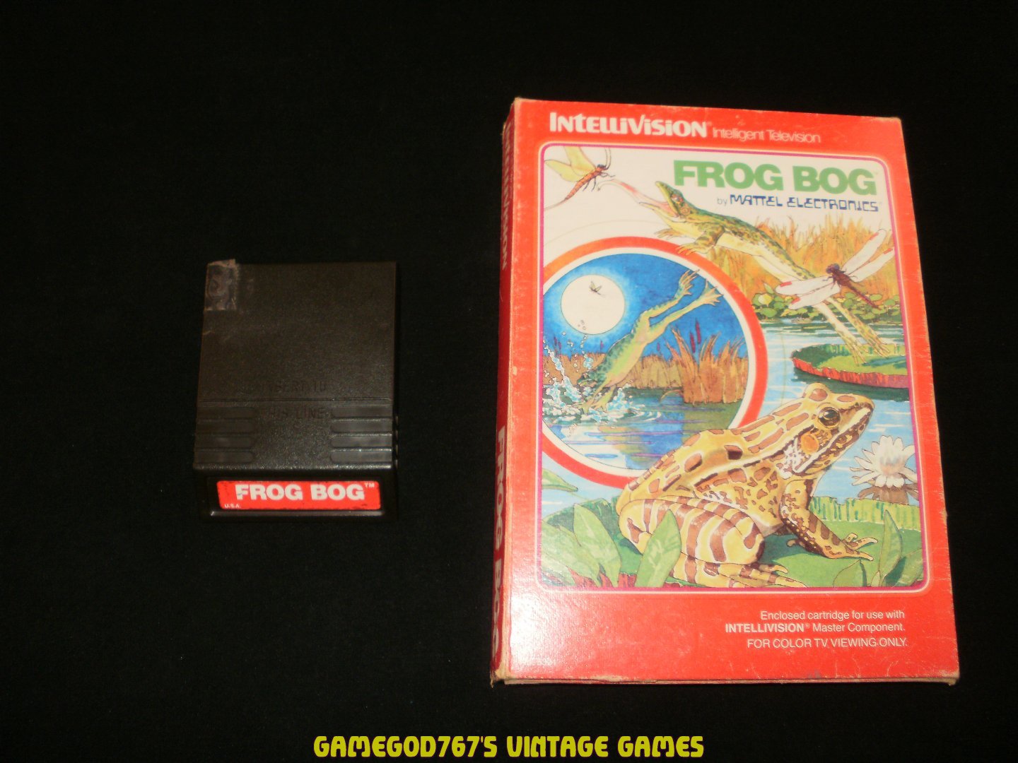 Frog Bog - Mattel Intellivision - With Box