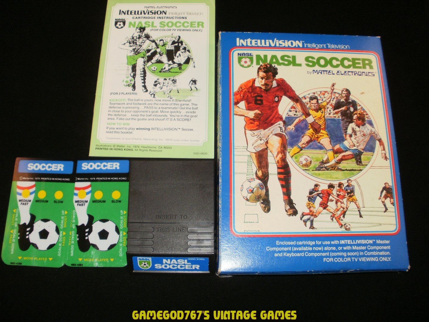 NASL Soccer - Mattel Intellivision - Complete CIB