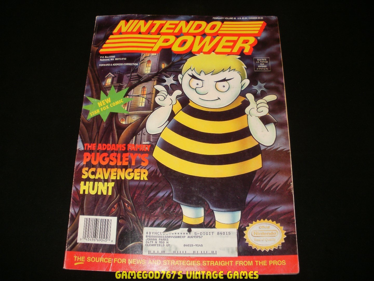 Nintendo Power - Issue No. 45 - February, 1993