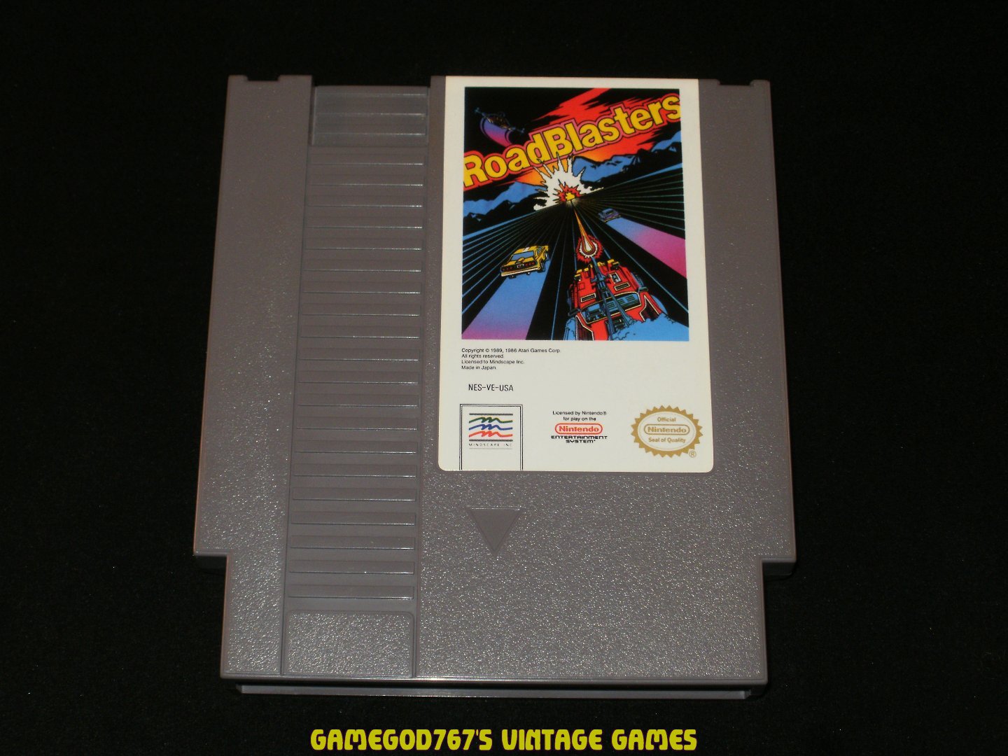 RoadBlasters - Nintendo NES - With Manual & Cartridge Sleeve