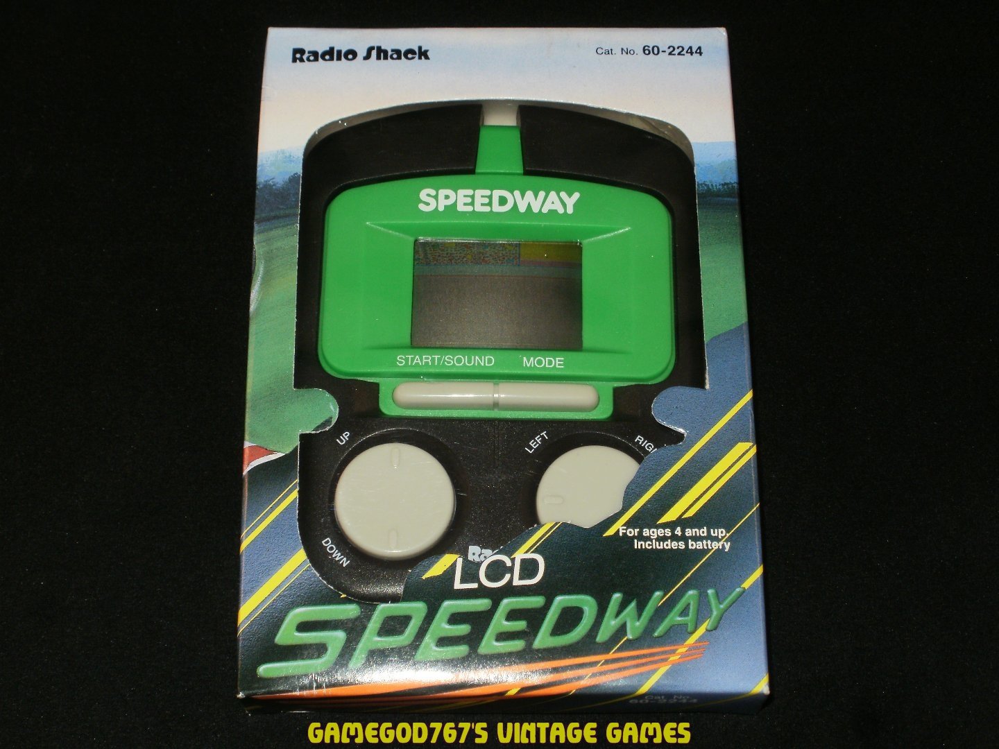 Speedway LCD Game - Vintage Handheld - Radio Shack 1991 - Brand New