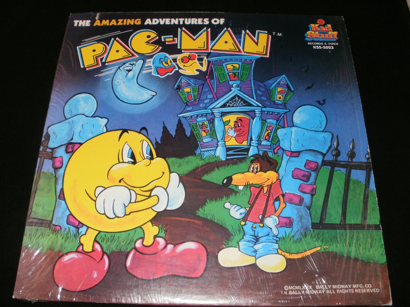 Amazing Adventures of Pac-man - LP Record - Kid Stuff Records 1982
